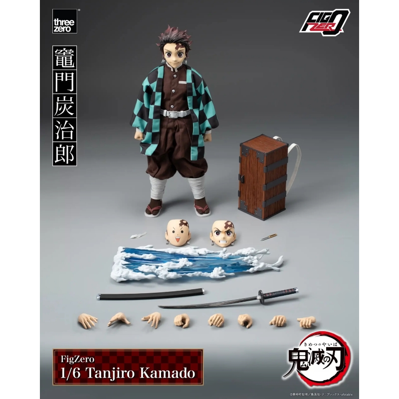 threezero 1/6 FigZero 鬼滅之刃 竈門炭治郎.玩具王國 Toyking.鋼彈.鋼彈模型.玩具