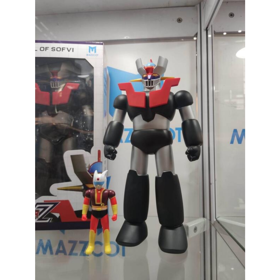 MAZZCOT SOS-001 Sofvi魂 無敵鐵金剛 ＆ 兜甲兒 32公分.鋼彈.鋼彈模型.麗王.玩具王國世界.
