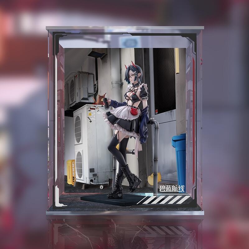 AniGame 1/6 碧藍航線 烏爾里希 馮 胡滕 展示盒套裝版 附特典.鋼彈.鋼彈模型.麗王.玩具王國世界.