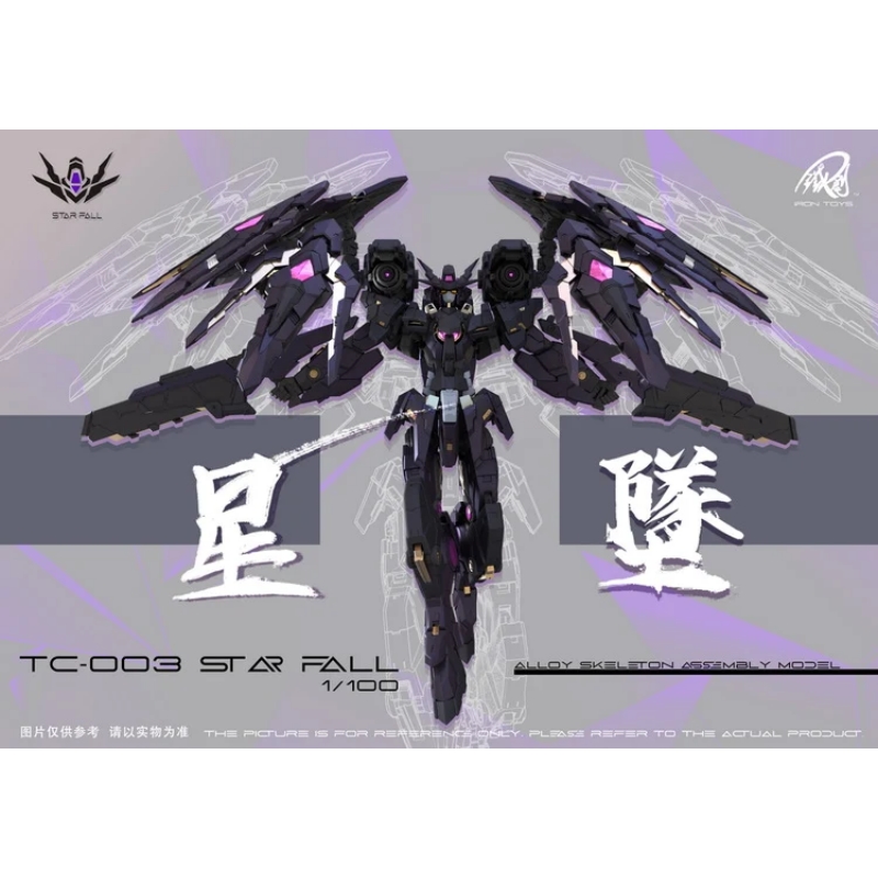 鐵創模型 1/100 TC-003 星墜 STAR FALL 合金骨架 附特典.鋼彈.鋼彈模型.麗王.玩具王國世界.