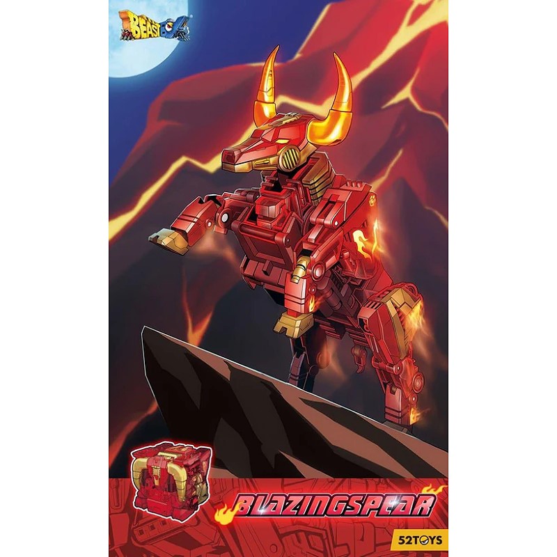 52TOYS BEASTBOX 猛獸匣 BB-33 炙熱標槍 紅牛.玩具王國 Toyking.鋼彈.鋼彈模型.玩具