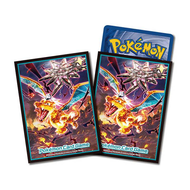 日版 寶可夢中心限定 PTCG 集換式卡牌 卡套 惡太晶化噴火龍.玩具王國 Toyking.鋼彈.鋼彈模型.玩具