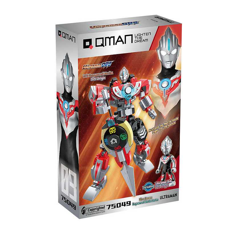 QMAN 超人力霸王 歐布強化機甲 歐布原生.鋼彈.鋼彈模型.麗王.玩具王國世界.