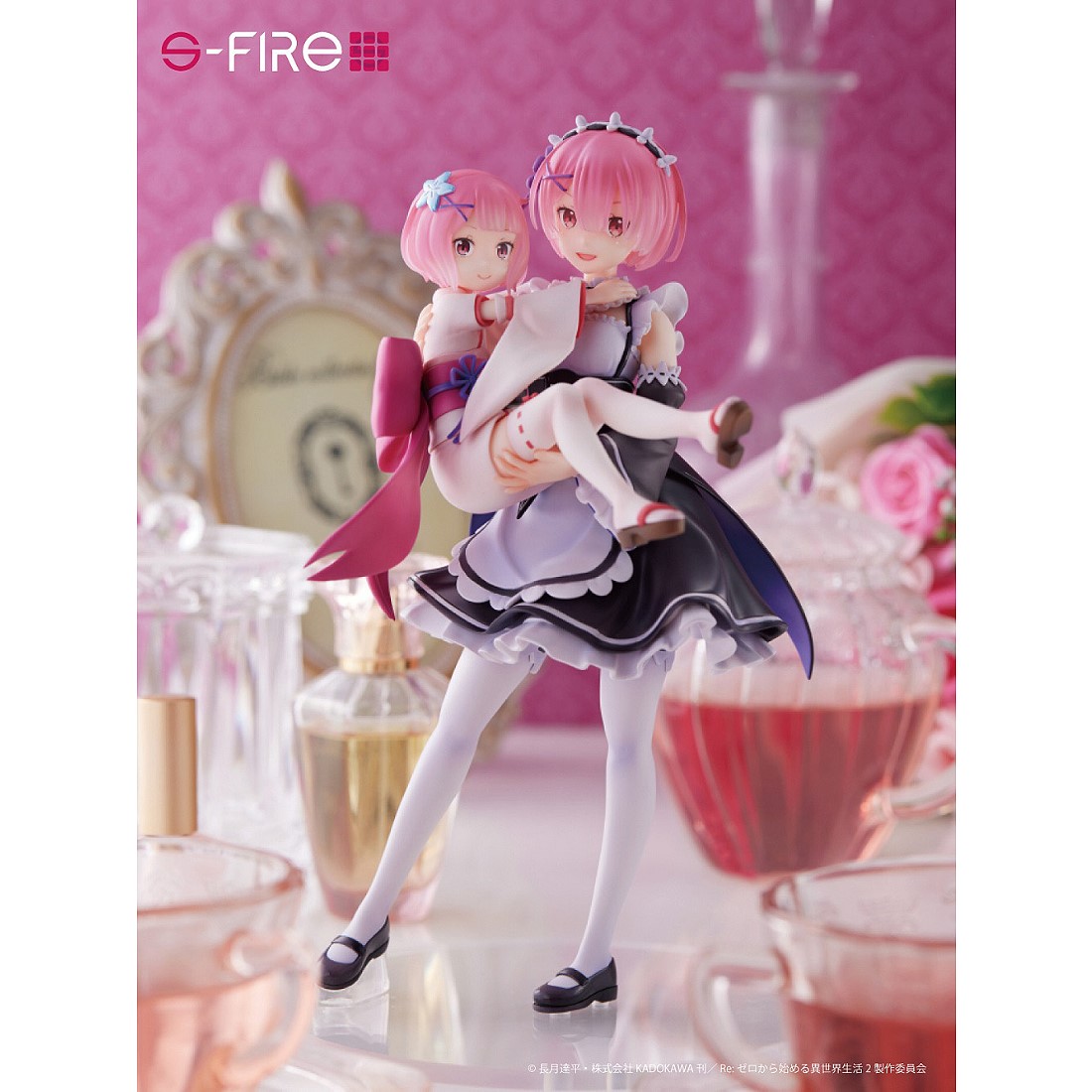 代理版 GSC SEGA 1/7 S-FIRE Re:從零開始的異世界生活 拉姆＆童年拉姆.鋼彈.鋼彈模型.麗王.玩具王國世界.