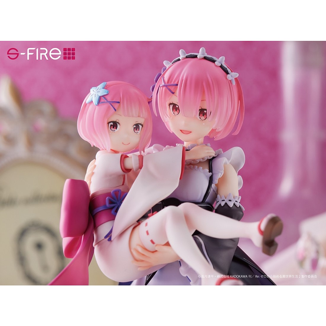 代理版 GSC SEGA 1/7 S-FIRE Re:從零開始的異世界生活 拉姆＆童年拉姆.玩具王國 Toyking.鋼彈.鋼彈模型.玩具