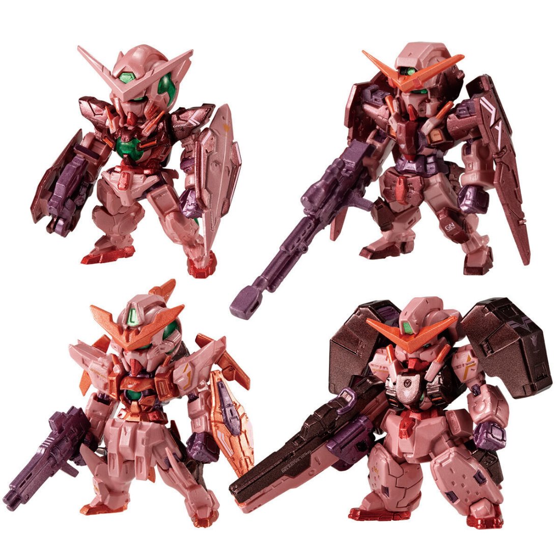 代理版 盒玩 FW GUNDAM CONVERGE CORE 鋼彈OO TRANS-AM 套組.鋼彈.鋼彈模型.麗王.玩具王國世界.