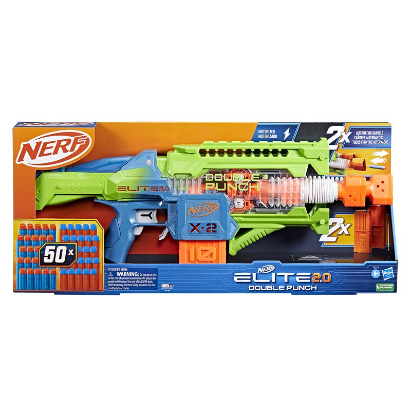 Nerf 菁英系列 雙擊終結者電動射擊器.玩具王國 Toyking.鋼彈.鋼彈模型.玩具