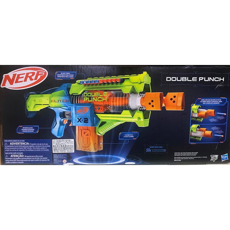 Nerf 菁英系列 雙擊終結者電動射擊器.玩具王國 Toyking.鋼彈.鋼彈模型.玩具