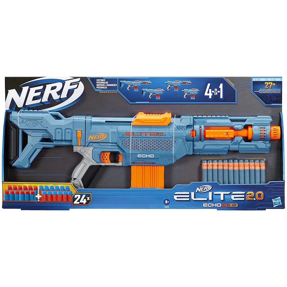 Nerf 菁英系列 ECHO CS10.玩具王國 Toyking.鋼彈.鋼彈模型.玩具