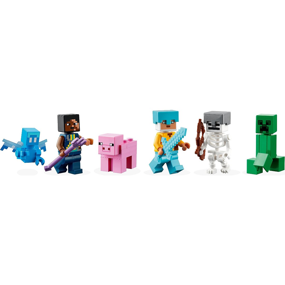 Lego 樂高 Minecraft 創世神 21244 鑽石劍基地.鋼彈.鋼彈模型.麗王.玩具王國世界.