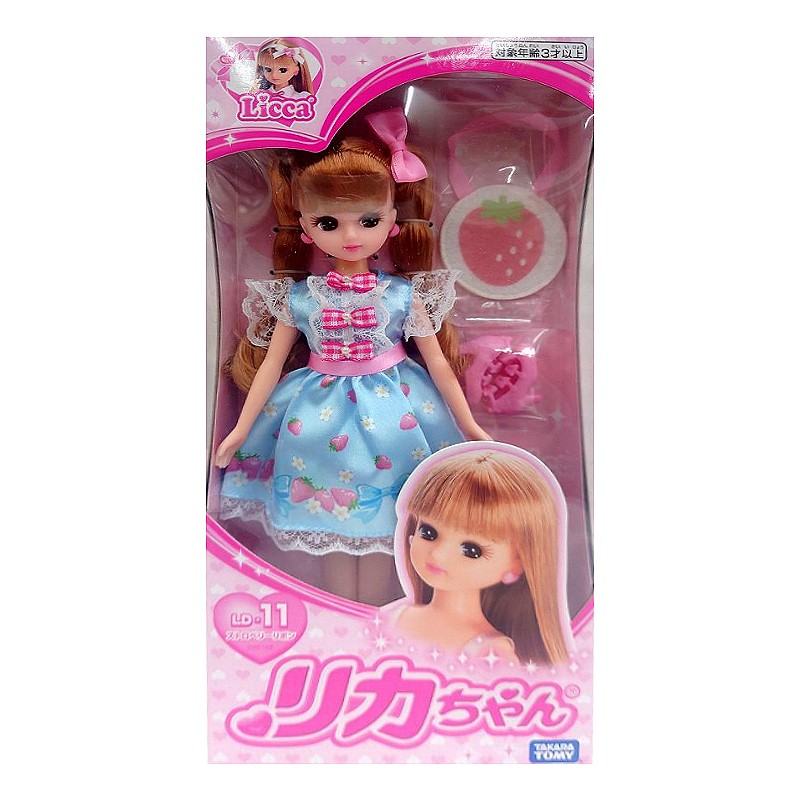 莉卡娃娃 LD-11 清新草莓蝴蝶結.玩具王國 Toyking.鋼彈.鋼彈模型.玩具