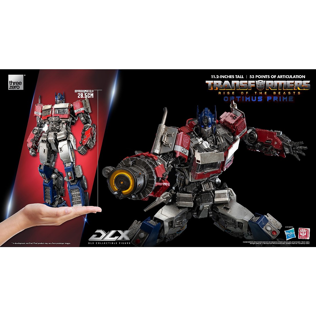 第四季 Threezero 3A DLX 變形金剛 萬獸崛起 柯博文 Optimus Prime.鋼彈.鋼彈模型.麗王.玩具王國世界.